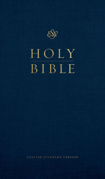 ESV Church Bible, Large Print (Hardcover, Blue) (Hardback)